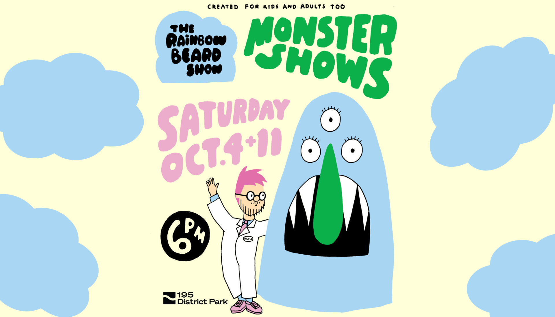 The Rainbow Beard Show: MONSTER SHOWS